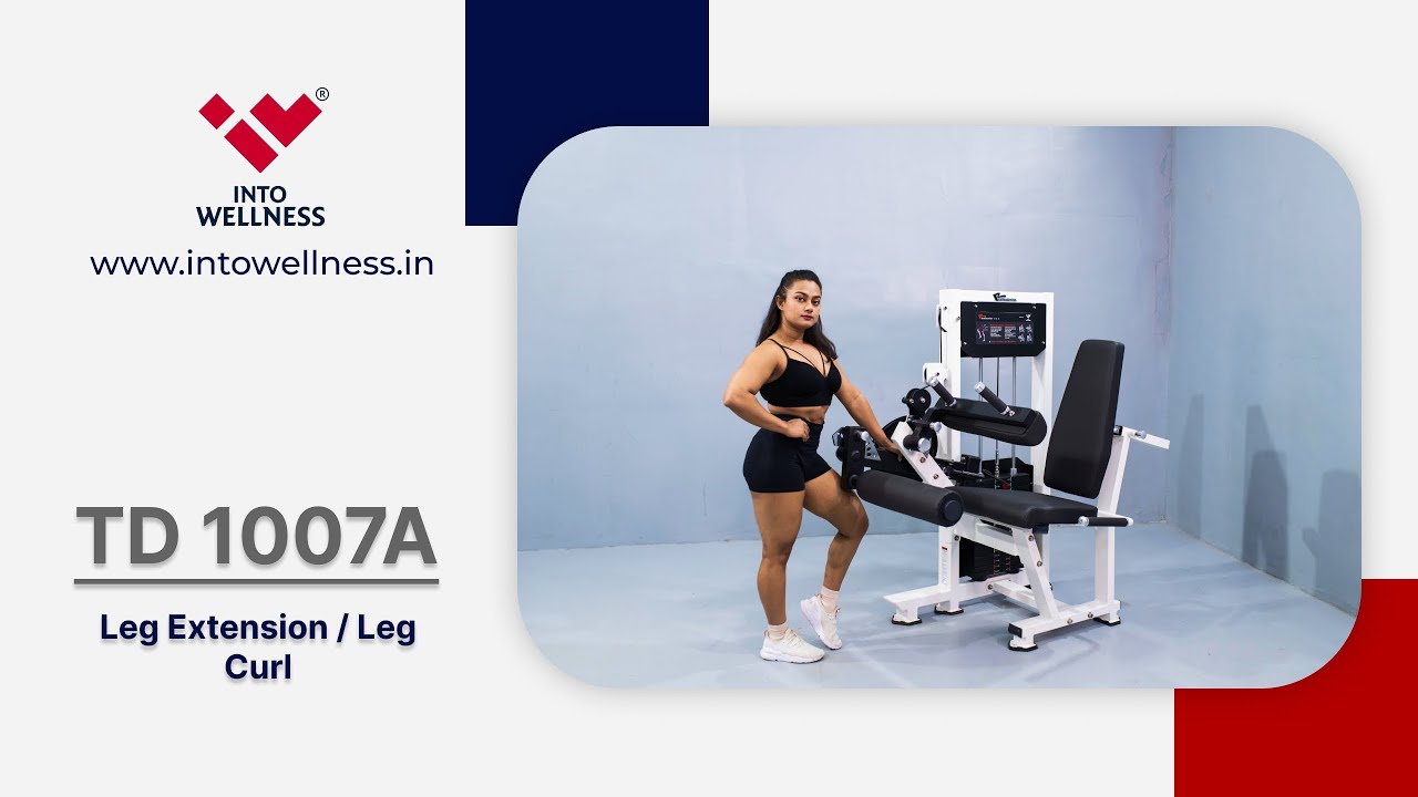 Hamstring and quadriceps with TD 1007A Seated Leg Curl-Leg Extension by ...