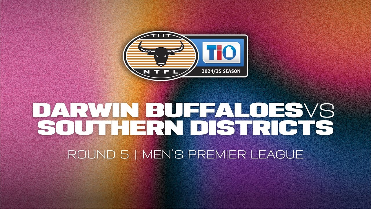 Darwin Buffaloes v Southern Districts Crocs: 2024/25 TIO NTFL Men's ...
