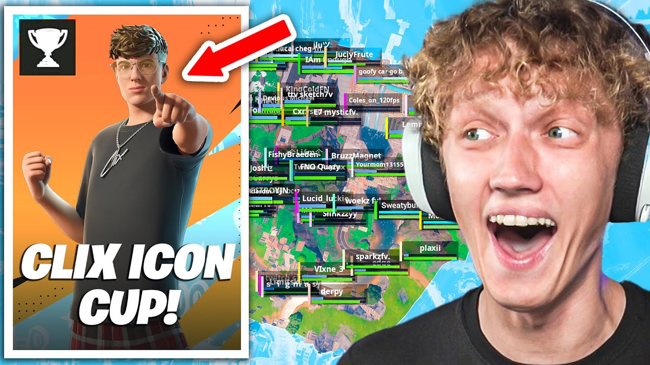 I Competed In The CLIX Icon Cup Tournament In Fortnite! (Clix Icon Skin ...
