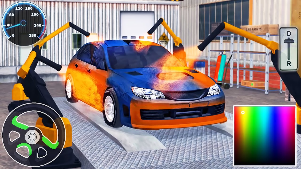 Real Cars Builder and Paint Mechanic - Car Factory Parking Simulator ...