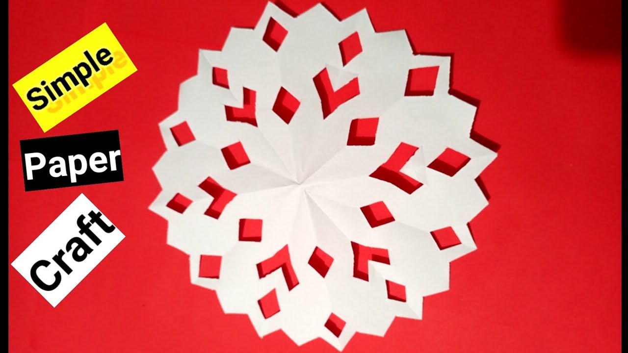 Simple Paper craft in 2 Minutes || Paper Art & Craft || Zee Art 162 ...