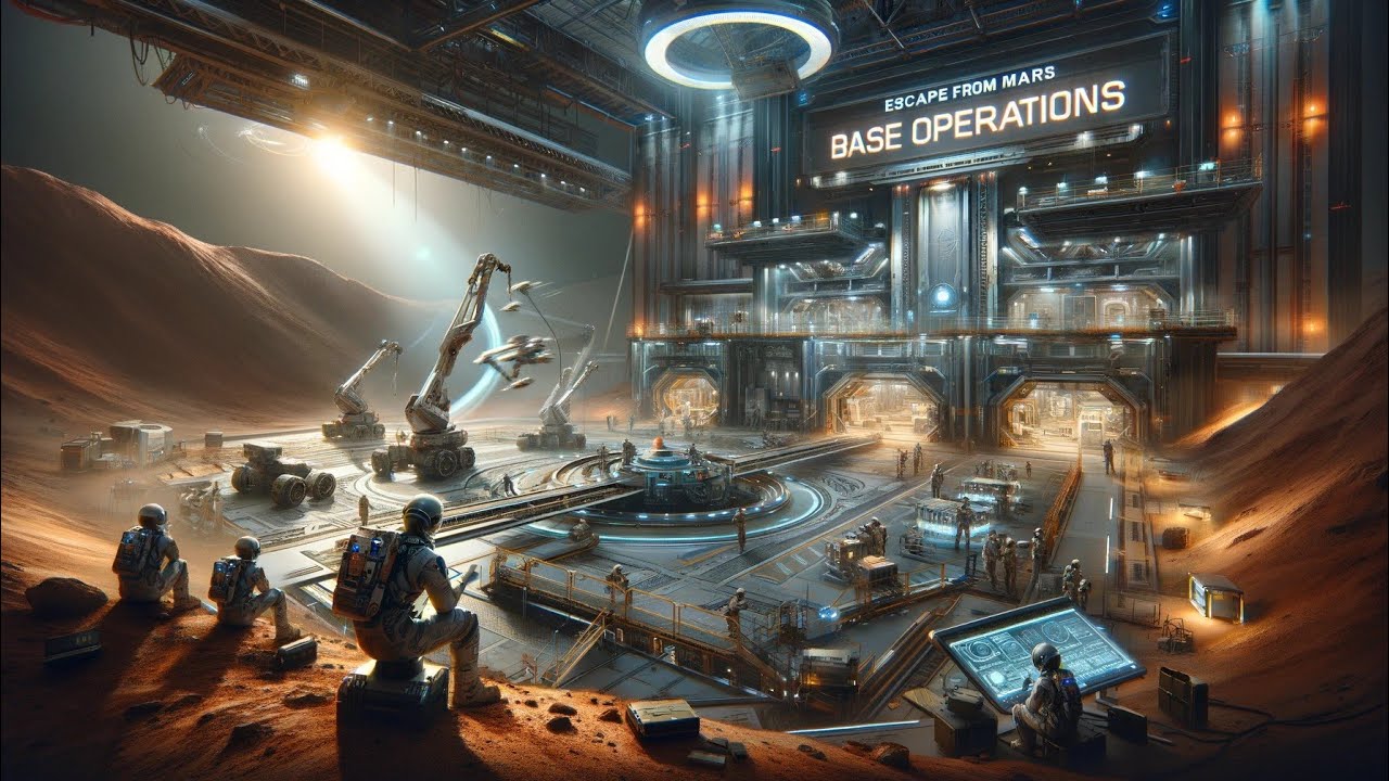Space Engineers : ESCAPE from MARS! - Ep #5 The Base - YouTube