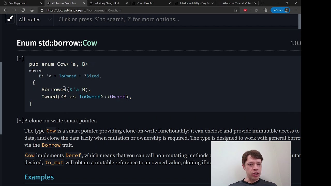 Easy Rust 111: Cow part 1 - YouTube