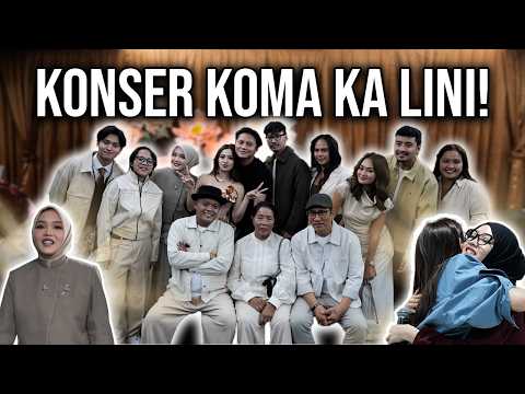 SEKELUARGA IKUT NYANYI DI KONSER KOMA KA LINI!