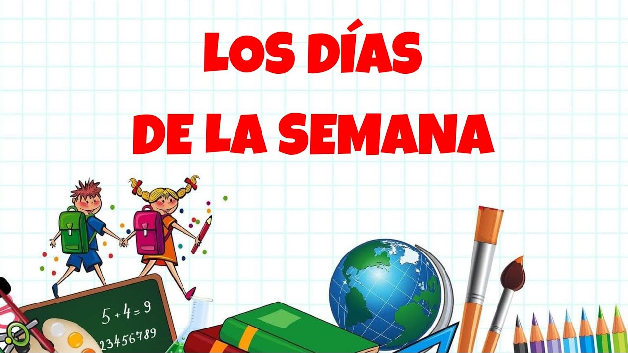 Los días de la semana para niños Video infantil en español aprendo con ...