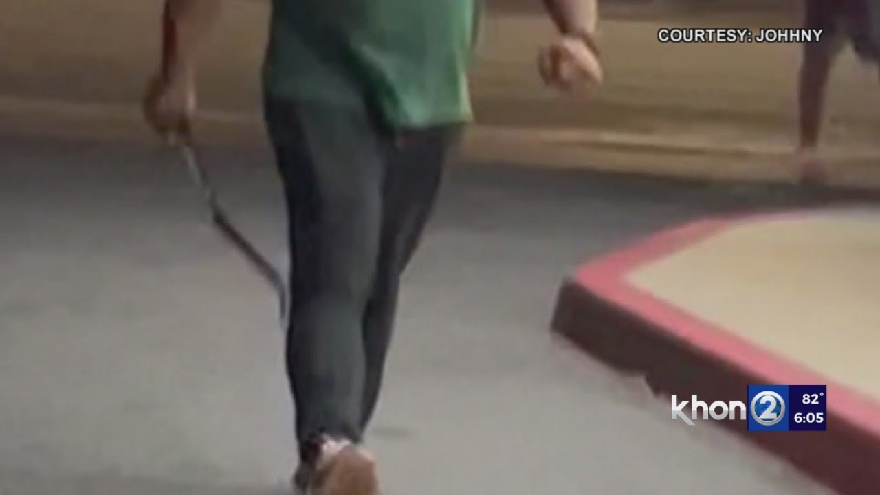 Victim loses hand in Waikiki sword attack - YouTube