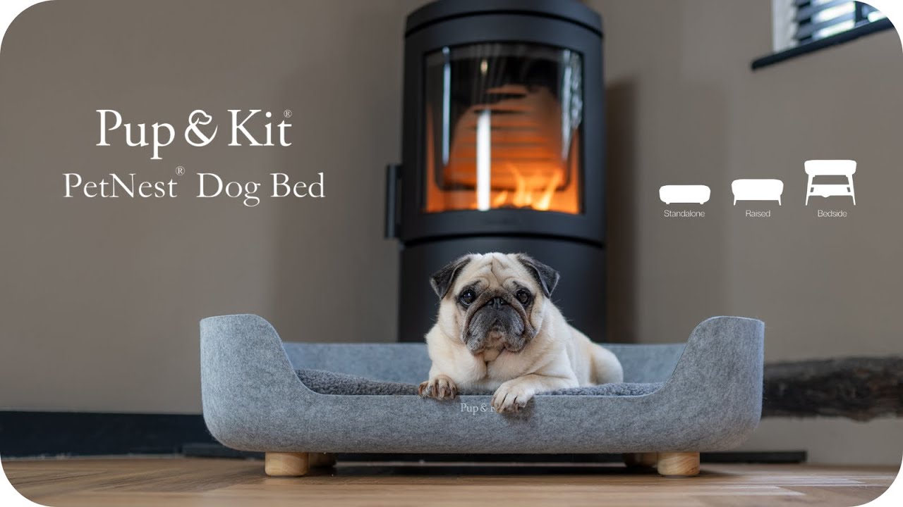 Pup & Kit Petnest Dog Bed & Bedside Stand - YouTube