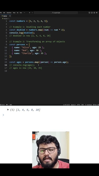 Map Function On Arrays In Javascript React Coding Javascript Programming Nodejs