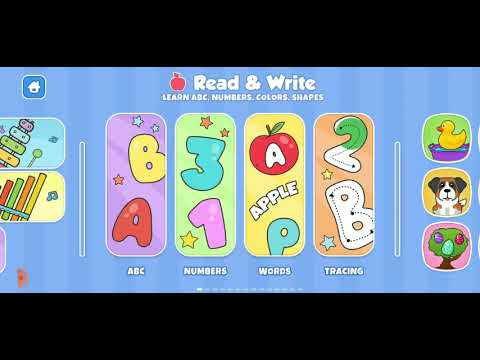 Learn Tracing Alphabet | Number | Words | Baby Games | Educational ...