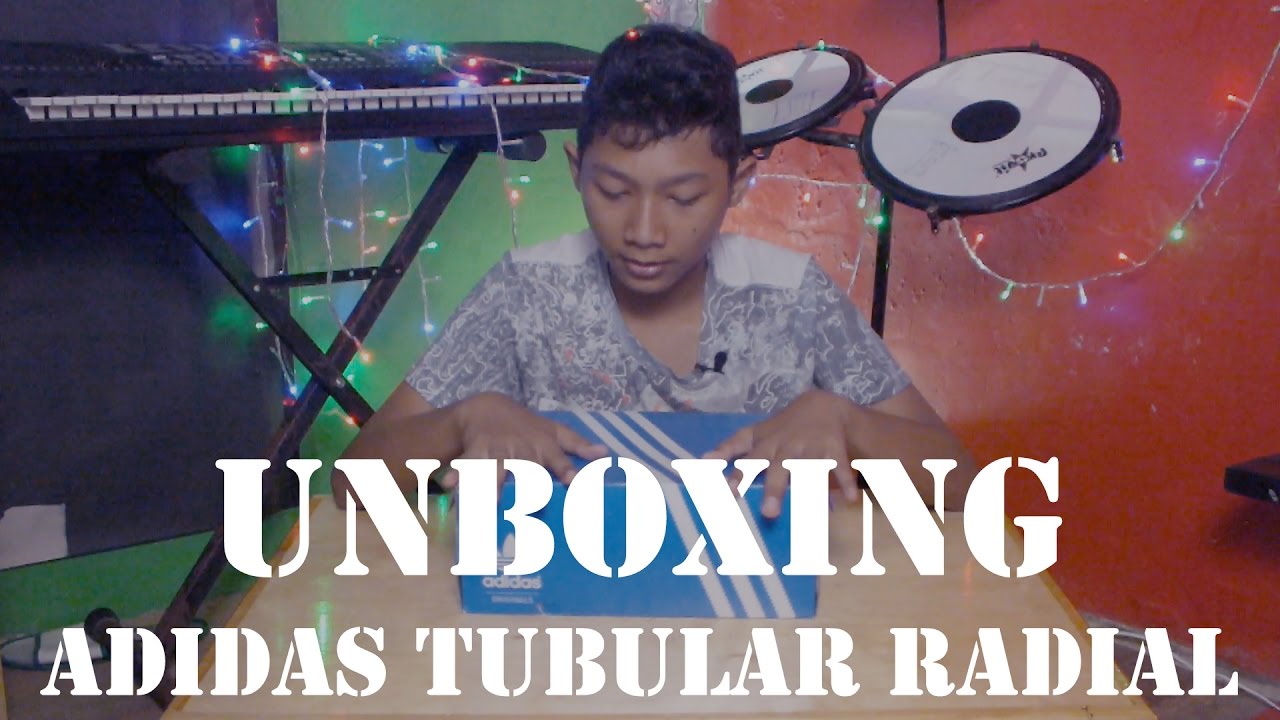SEPATU MAHAL GAESSSS - Unboxing Adidas Tubular Radial - YouTube