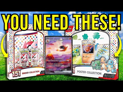 The Pokemon 151 Binder & Poster Collections Are MUST BUYS! - YouTube