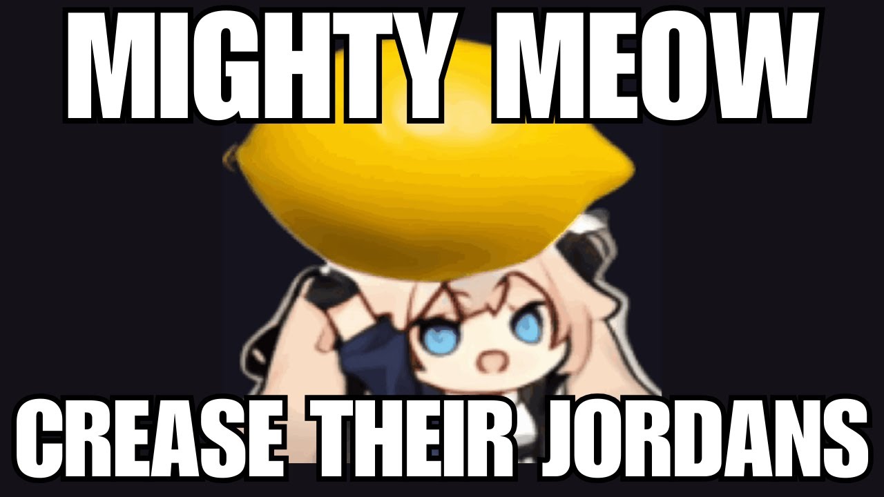 MIGHTY MEOW CREASE THEIR JORDANS!!! Ft. Lawine VA - YouTube