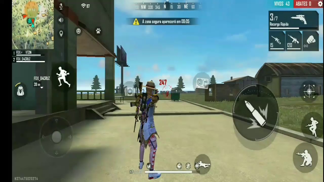 Com apoio so de Deus Free Fire , alone on this walk📳🇧🇷 - YouTube