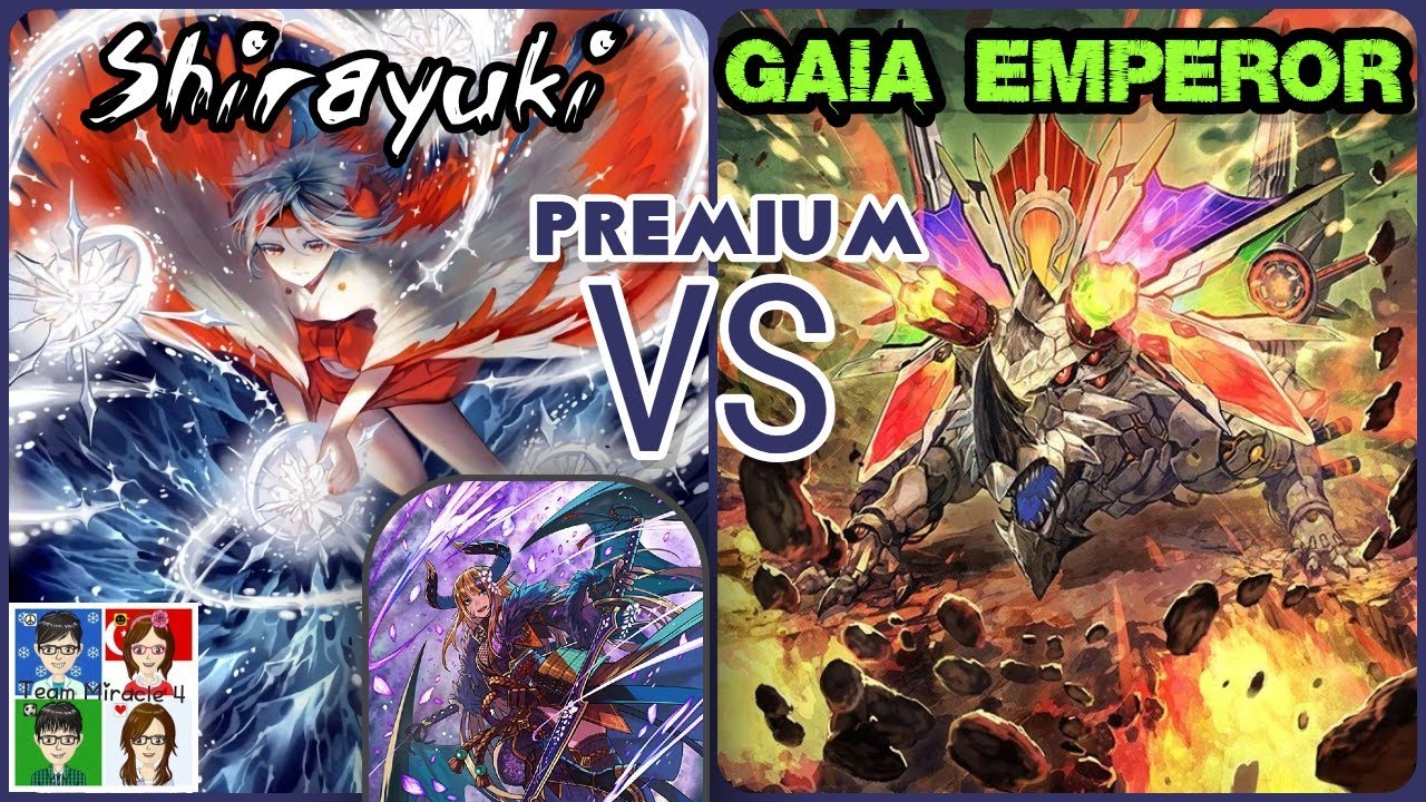 Shirayuki VS Gaia Emperor | Cardfight Vanguard Premium Dragon Empire ...