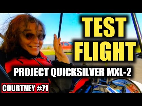 FIRST FLIGHT Quicksilver MXL-2 "Ultralight" Build Project! Beautiful ...
