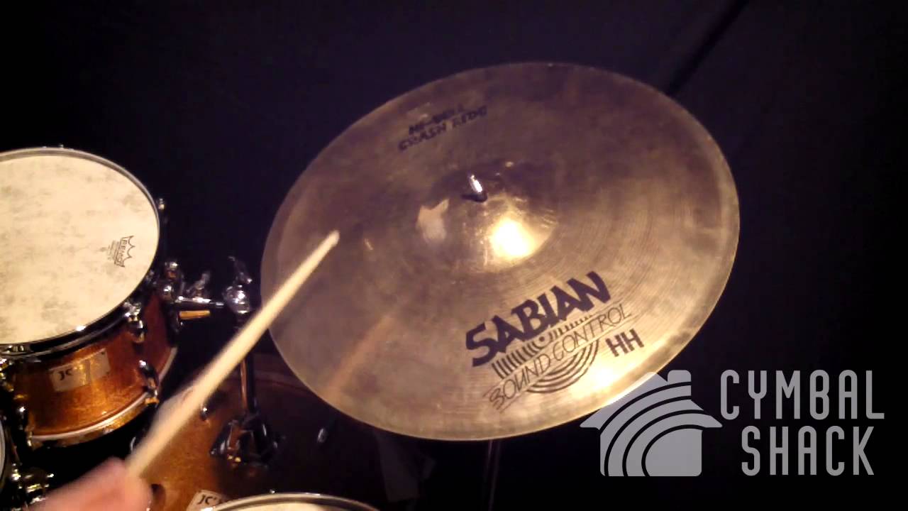 Rare Sabian 18" HH Sound Control Crash/Ride 1520 grams - YouTube
