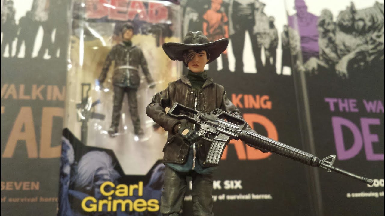 The walking dead comic series 4/ Carl Grimes action figure (HD) - YouTube