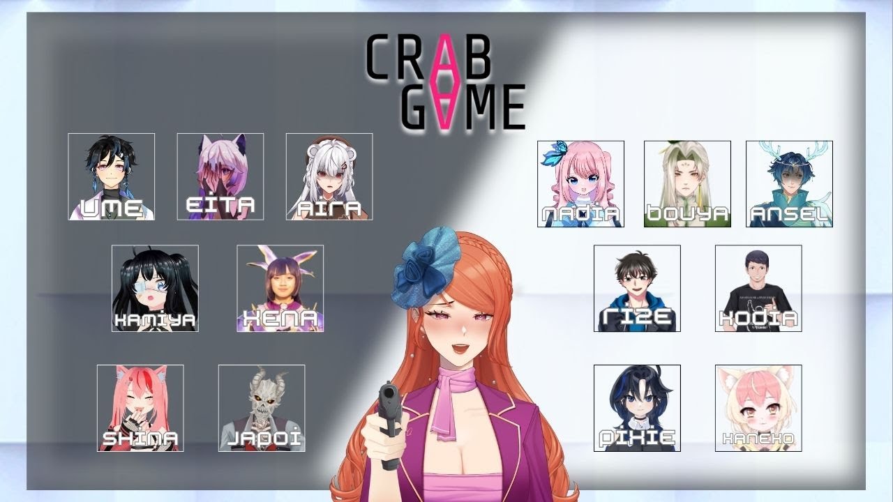 【Crab Game】Kira-Kira Siapa Yang Berhasil Bertahan?【Mannequeen Rozeliya ...