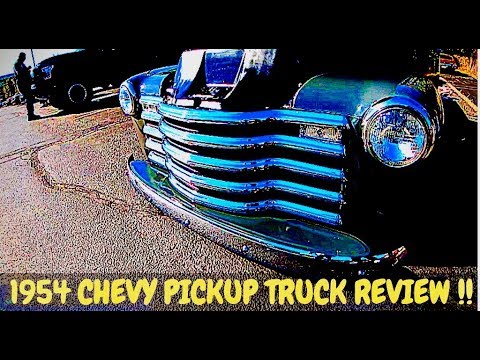 1954 CHEVY PICKUP TRUCK REVIEW - LS2 MOTOR BEAUTIFUL!! - YouTube