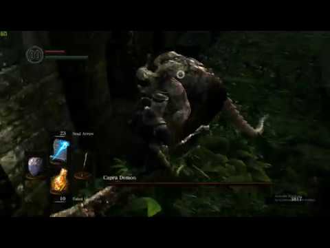 Dark Souls Remastered: Capra Demon Boss Fight - YouTube