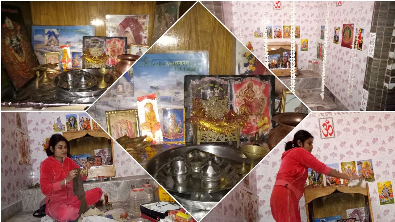 Mandir Tour and Cleaning/ Home Temple Organisation - YouTube