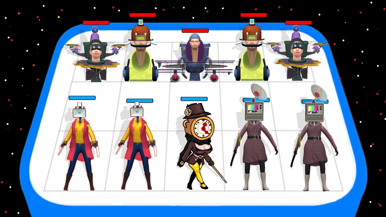 Merge Camera Sink Monster War P3, Multiverse Clockwoman, Cameraman, TV ...