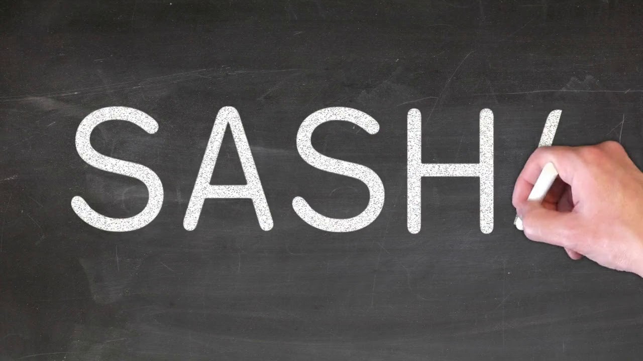 Ecrire SASHA 🖋 prénom lettres capitales 📕 Ecole Primaire CP CE CM - YouTube