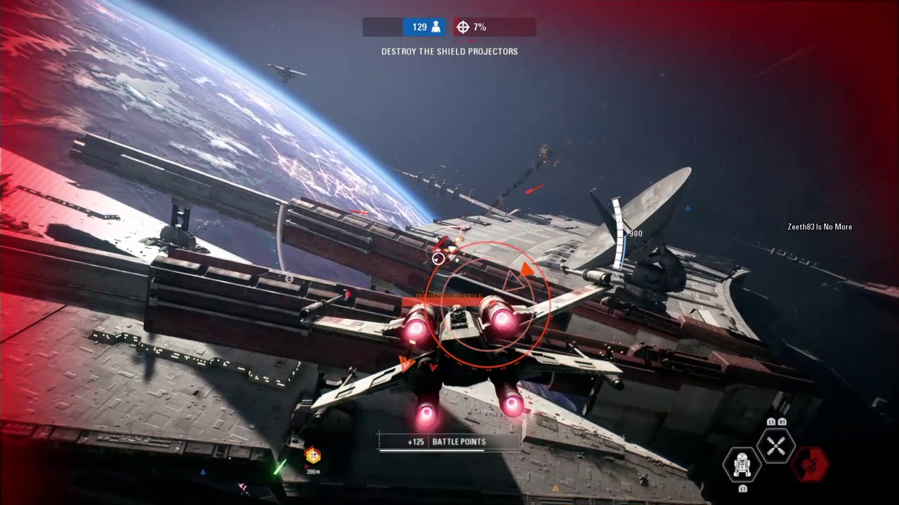 STAR WARS Battlefront II Space battle - YouTube