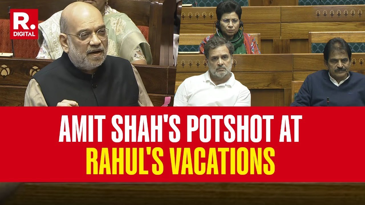 'PM Has Not Taken A Single Off-Day" : Amit Shah Takes A Dig At LoP ...