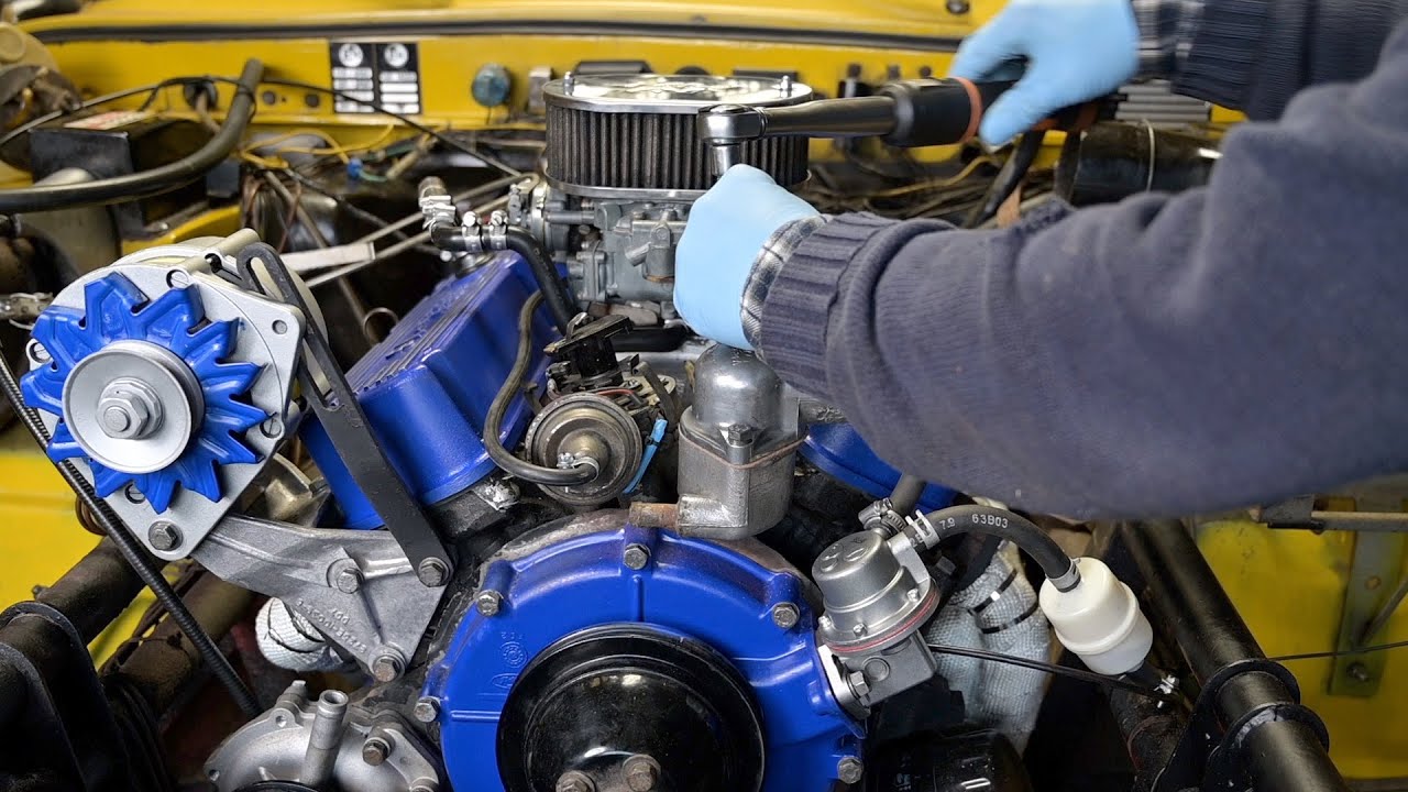 TVR 3000M ,Part 7 fitting more engine ancillaries and V-belt issue ...
