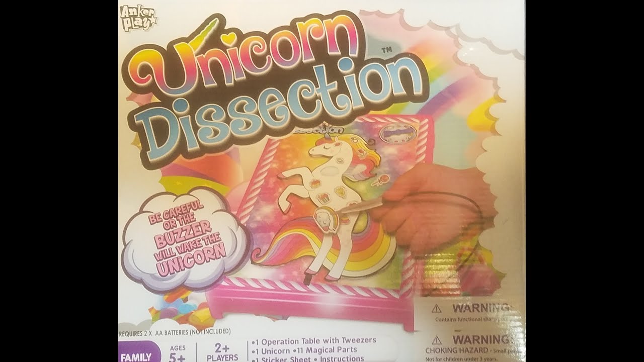 Unicorn Dissection board game (2020, Anker Play) -- What's Inside - YouTube