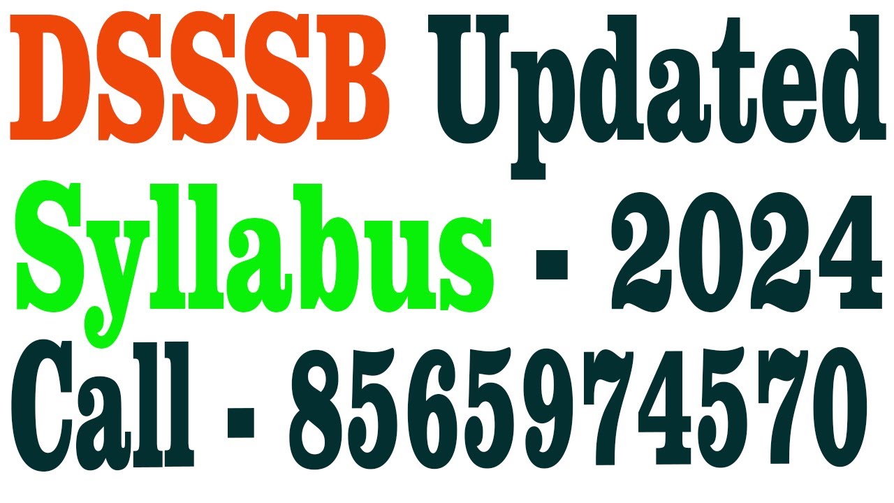 DSSSB MUSIC SYLLABUS 2023 #dsssb #emrs_vacancy #ugcnetmusic - YouTube