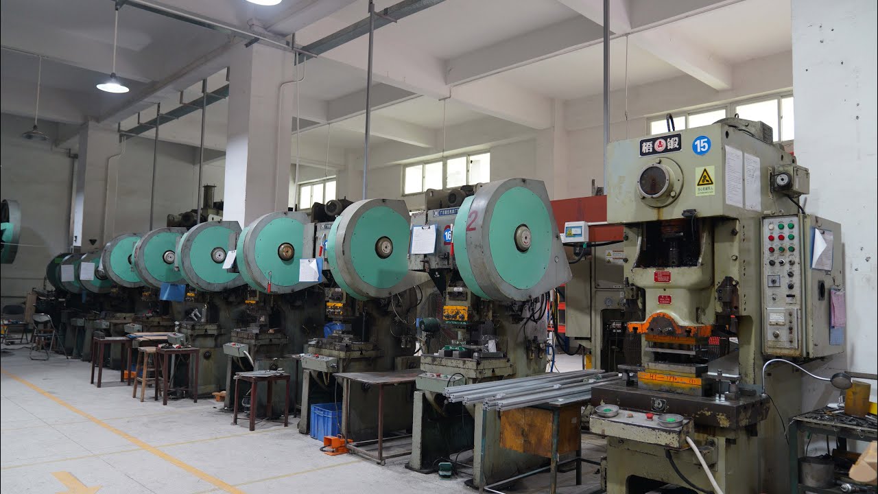 Stamping die production and processing technology - YouTube