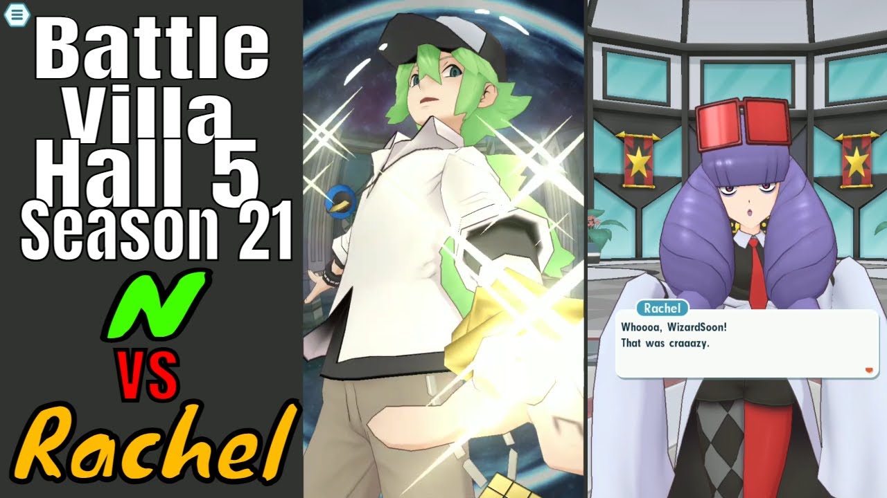 Pokemon Masters EX - Battle Villa N Bullies Rachel (Hall 5 Season 21 ...