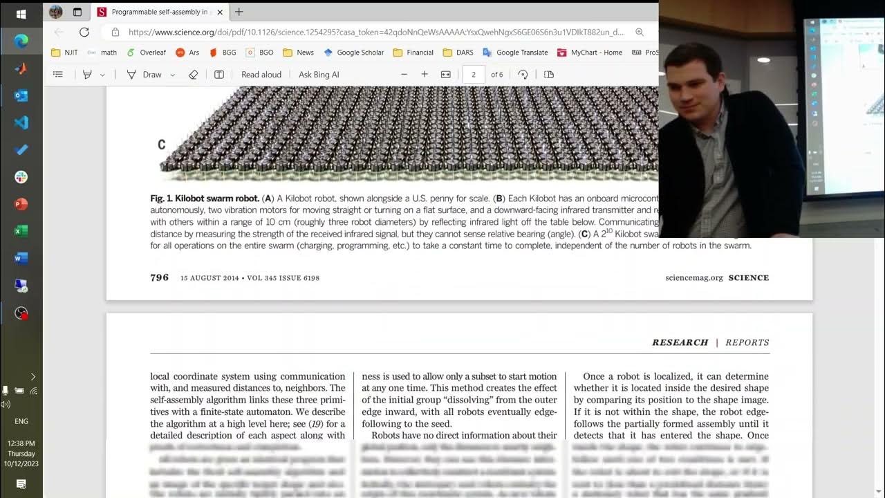 Review of: Programmable self-assembly in a thousand-robot swarm - YouTube