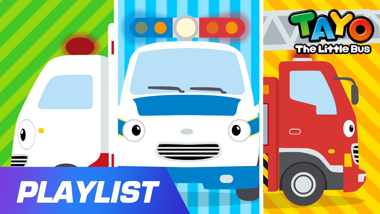 [Playlist] The Awesome Rescue Cars | Tayo Car Songs | Tayo Songs ...