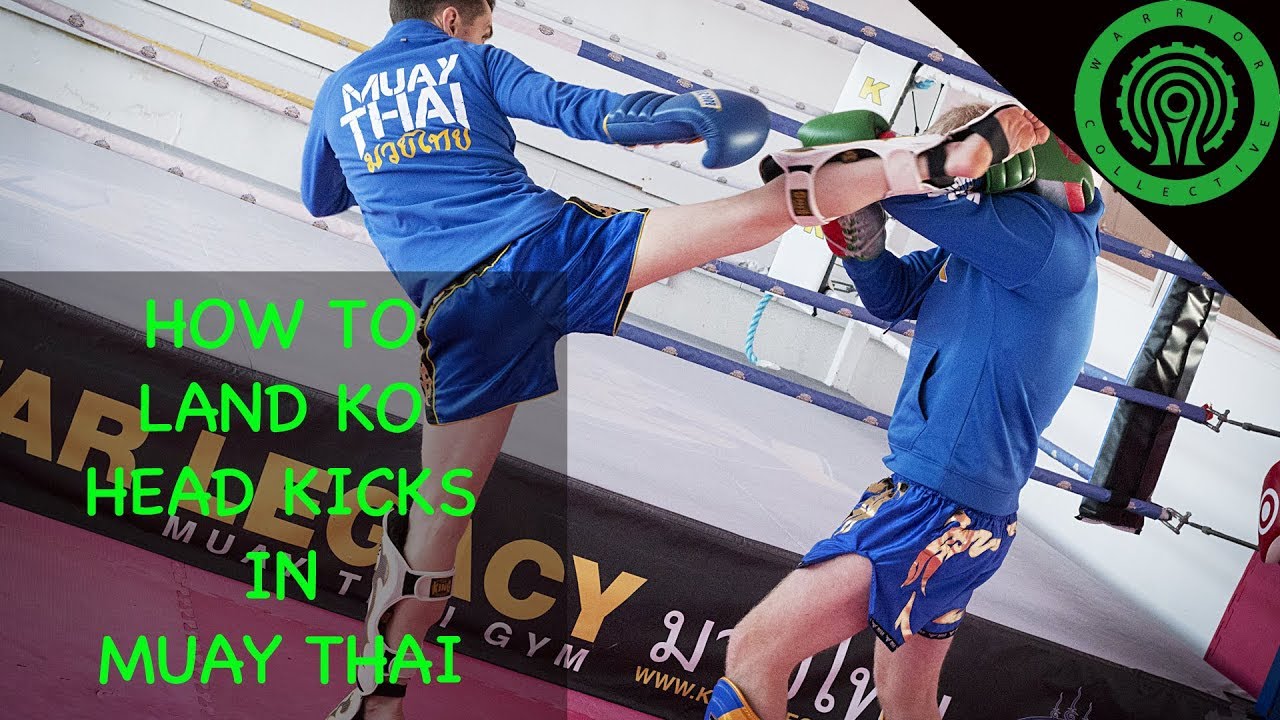 How to Open up your Opponent for a Power Head Kick in Muay Thai - YouTube