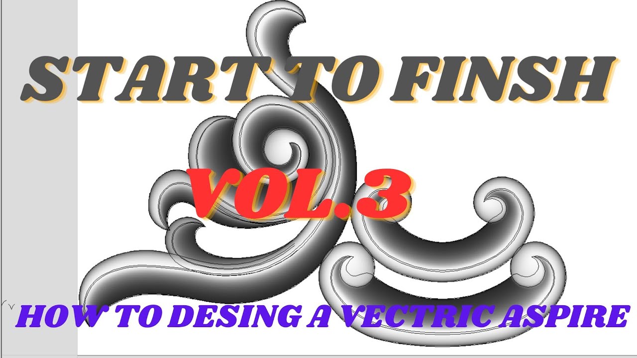 Step by Step Design Advice 3 || Build Your Skills || vectric aspire ...