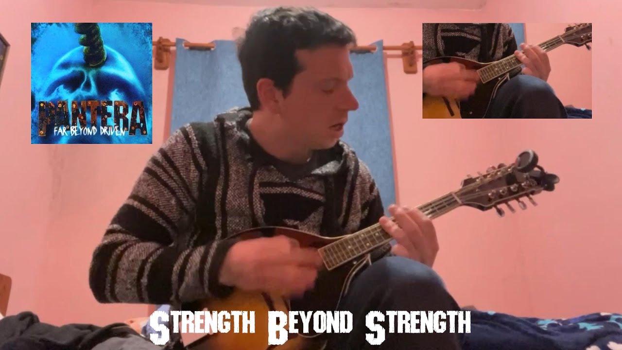 PANTERA "Strength Beyond Strength" mandolin cover - YouTube