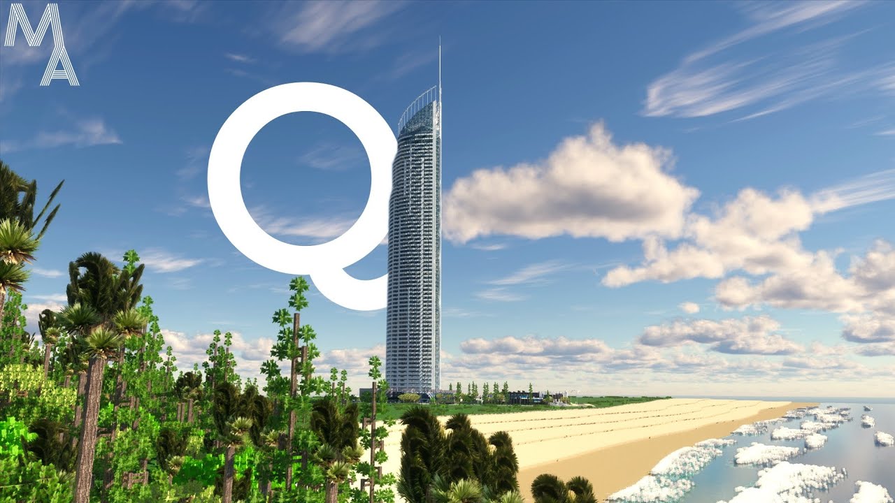 Minecraft - Q1 Resort Gold Coast【Timelapse】 - YouTube