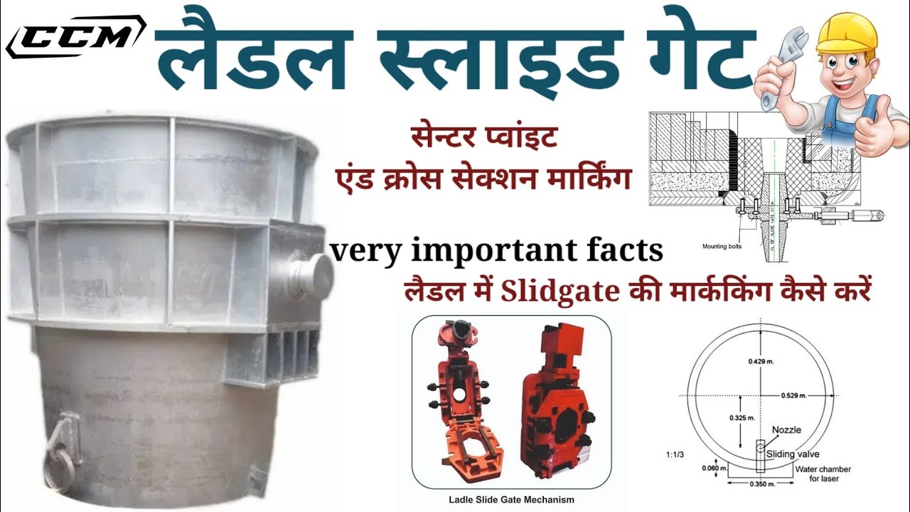 LADLE _MARKING_लैडल_मे_स्लाइडगेट_की मार्किंग_कैसे_करें_स्लाइडगेट_को ...