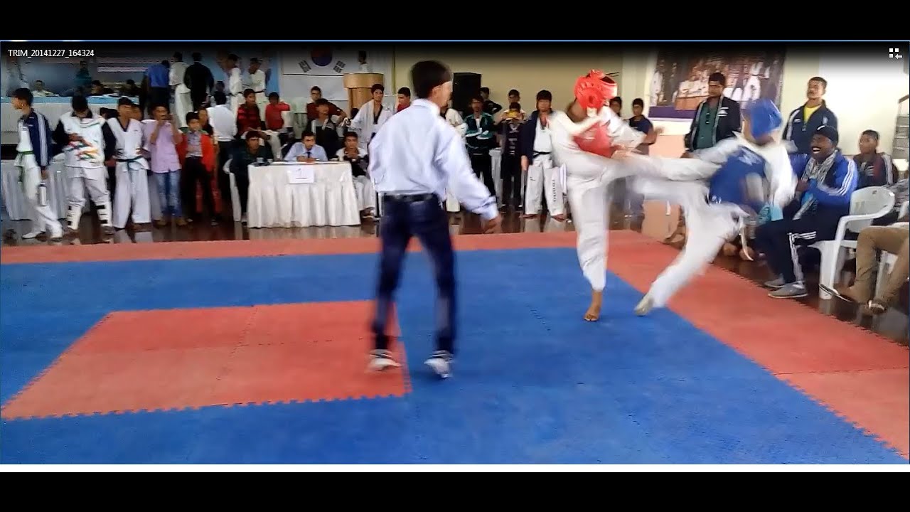 Sayyed Imran Ali Rank 1 Fighter of India(54-58kgs)'s fight at Daman ...