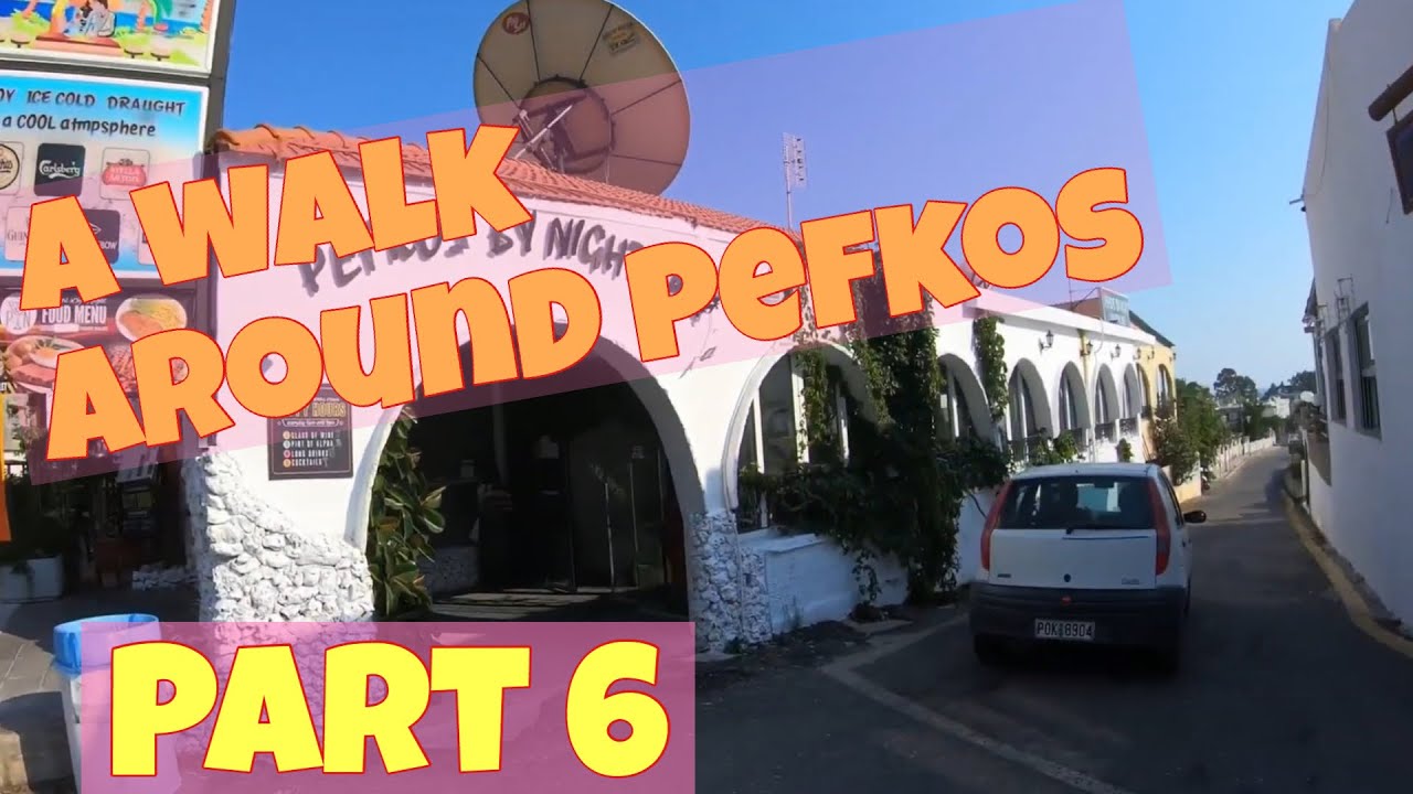 A walk around Pefkos, Part 6. the Med bar to Plakia Beach and on ...