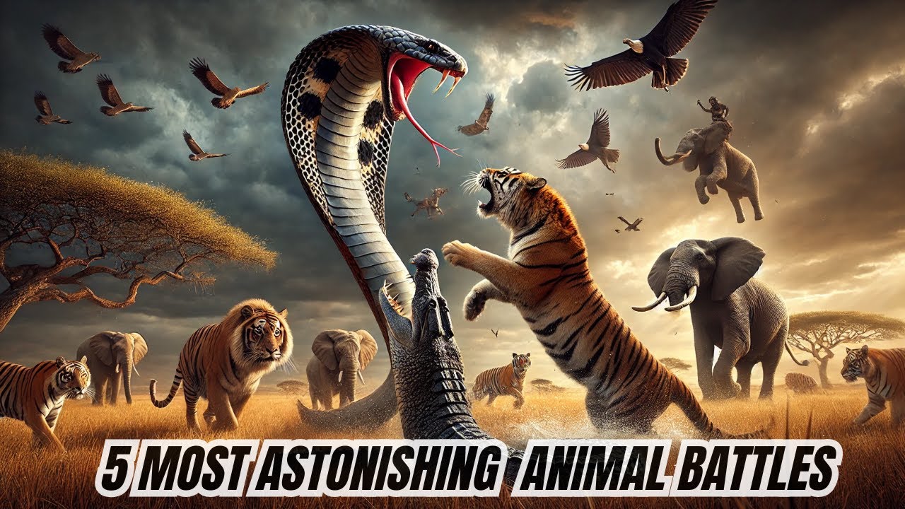 5 Most ASTONISHING Wild Animal Battles You Won't Believe! - YouTube