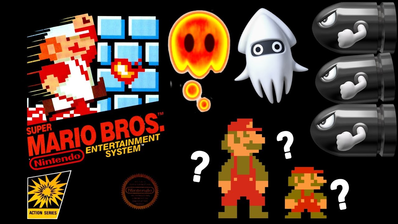 ¡Bugs y Muchos Bullet Bill! -#3- Super Mario Bros (NES) | DarkFire ...