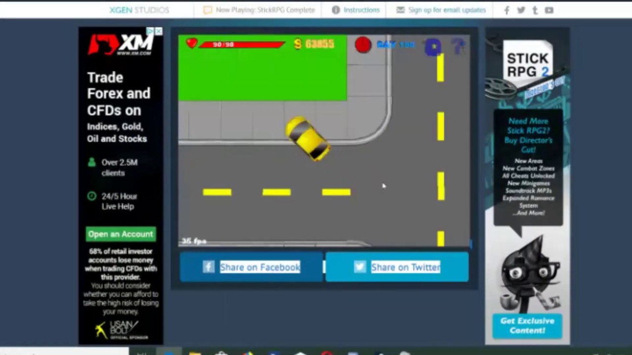 Zach buys a castle in Stick RPG. - YouTube