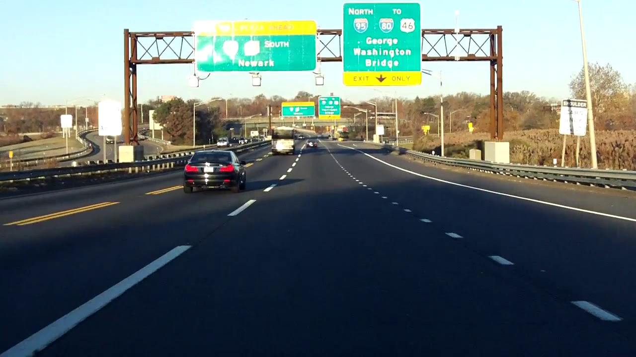 New Jersey Turnpike (Exit 16E) southbound/outbound [ALTERNATE TAKE ...