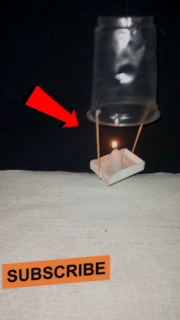 How amazing candle flying experiment - YouTube