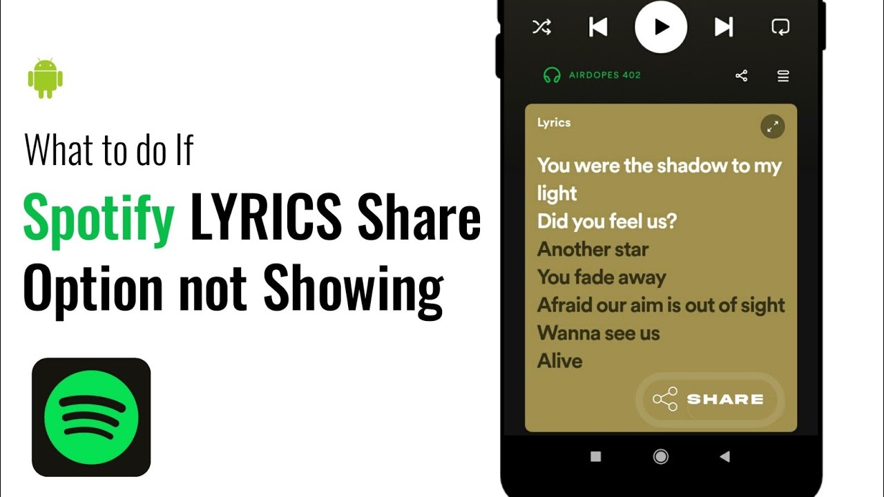 Spotify Lyrics Share Option Not Showing How To Share Spotify Lyrics To Instagram Story 2022 Spotify Lyrics Share Option Not Showing How To Share Spotify Lyrics To Instagram Story 2022