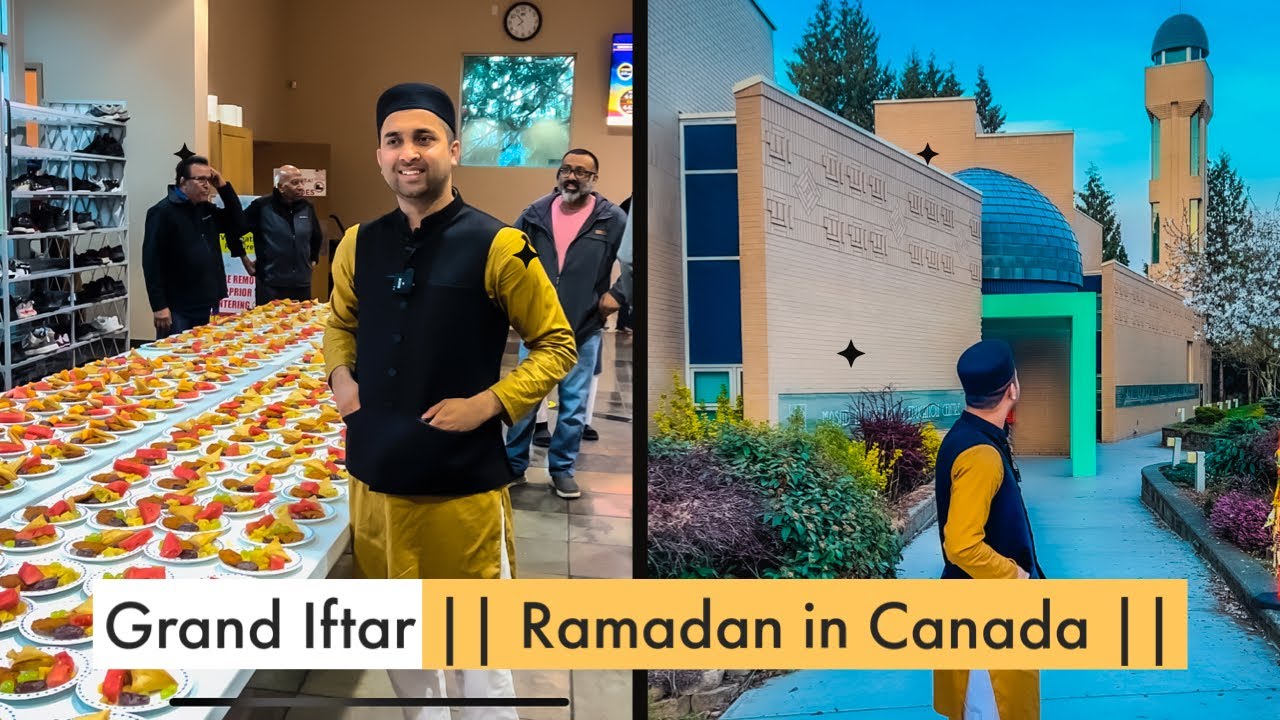 Burnaby Masjid || Ramadan in Canada || Vancouver Iftar With Muslims ...